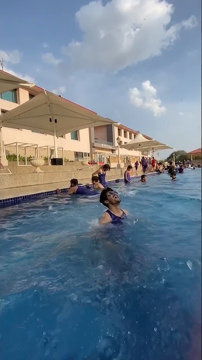 Finally Pool Me Dubki Lagai๐๐ Minivlog Shorts Waterparkvlog Youtube