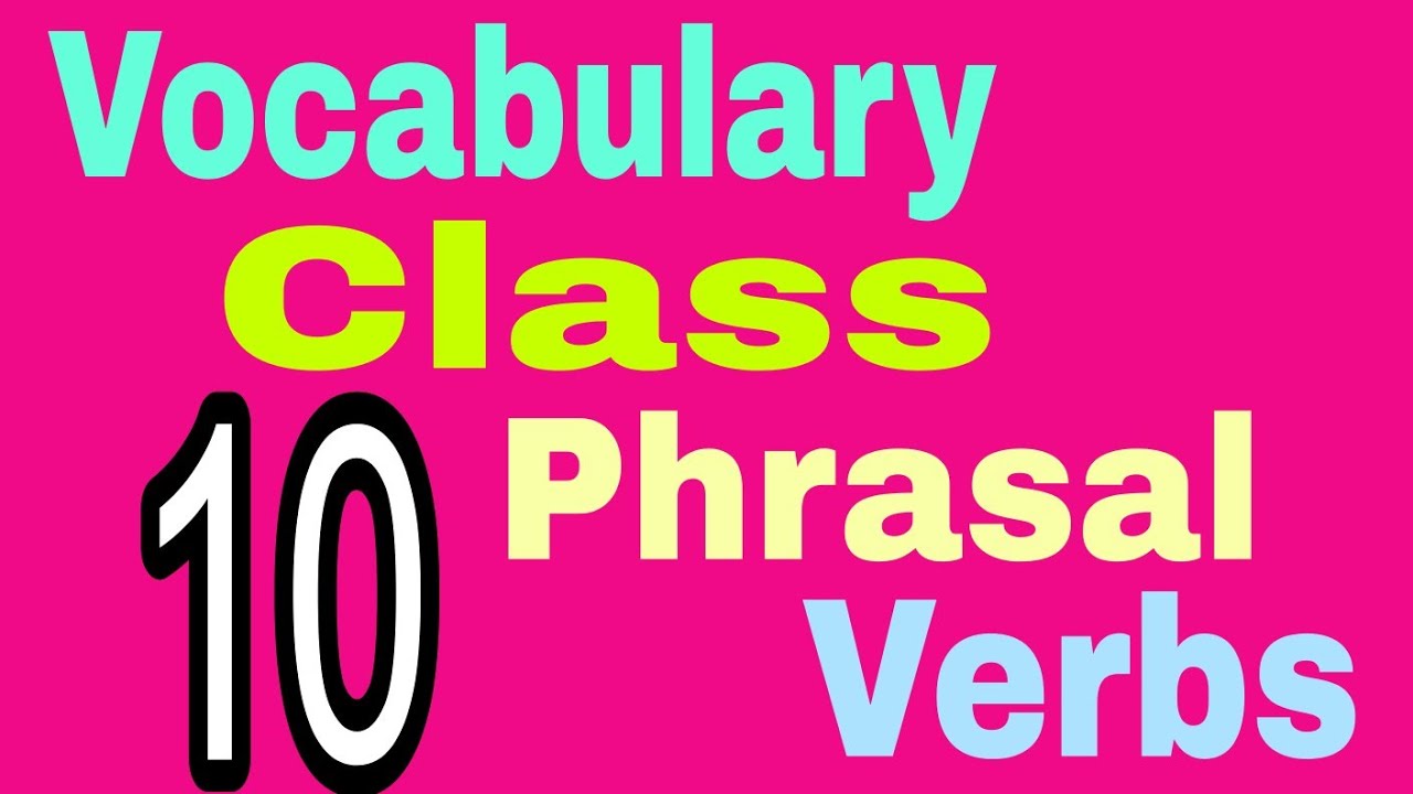Vocabulary class for 11th and 12th | English language English ...