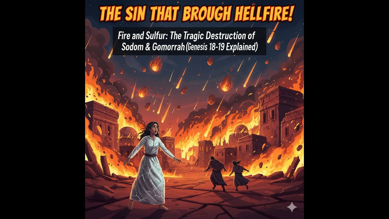 Fire and Sulfur: The Tragic Destruction of Sodom & Gomorrah (Genesis 18 ...