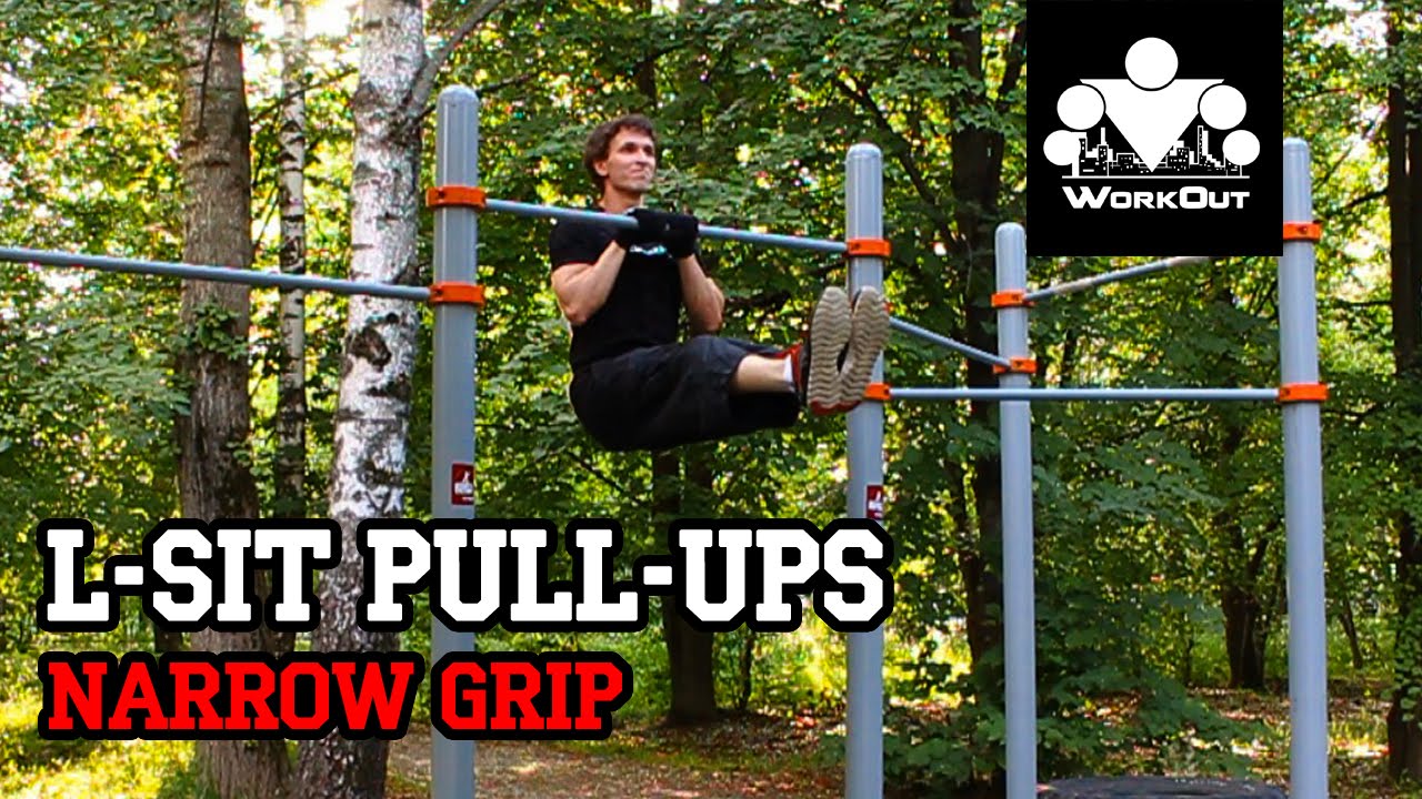L-sit Pull-ups (Narrow grip) - YouTube