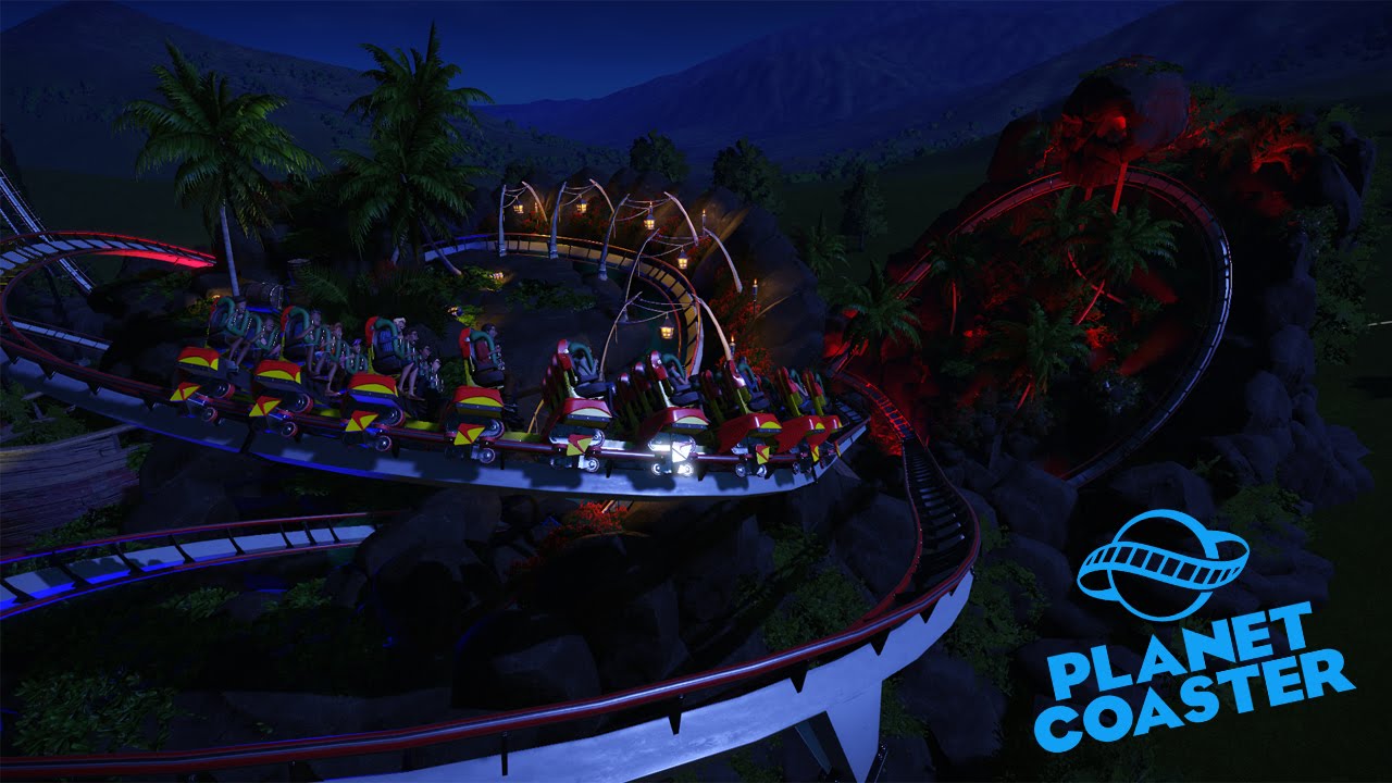 Planet Coaster - POV - Night ride - YouTube