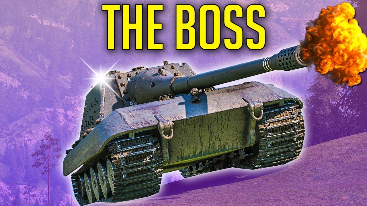 THE BOSS of World of Tanks JagdPanzer E-100 Gameplay - YouTube