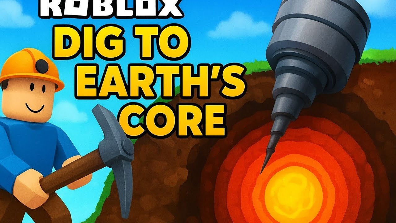 Roblox dig to earths core - YouTube