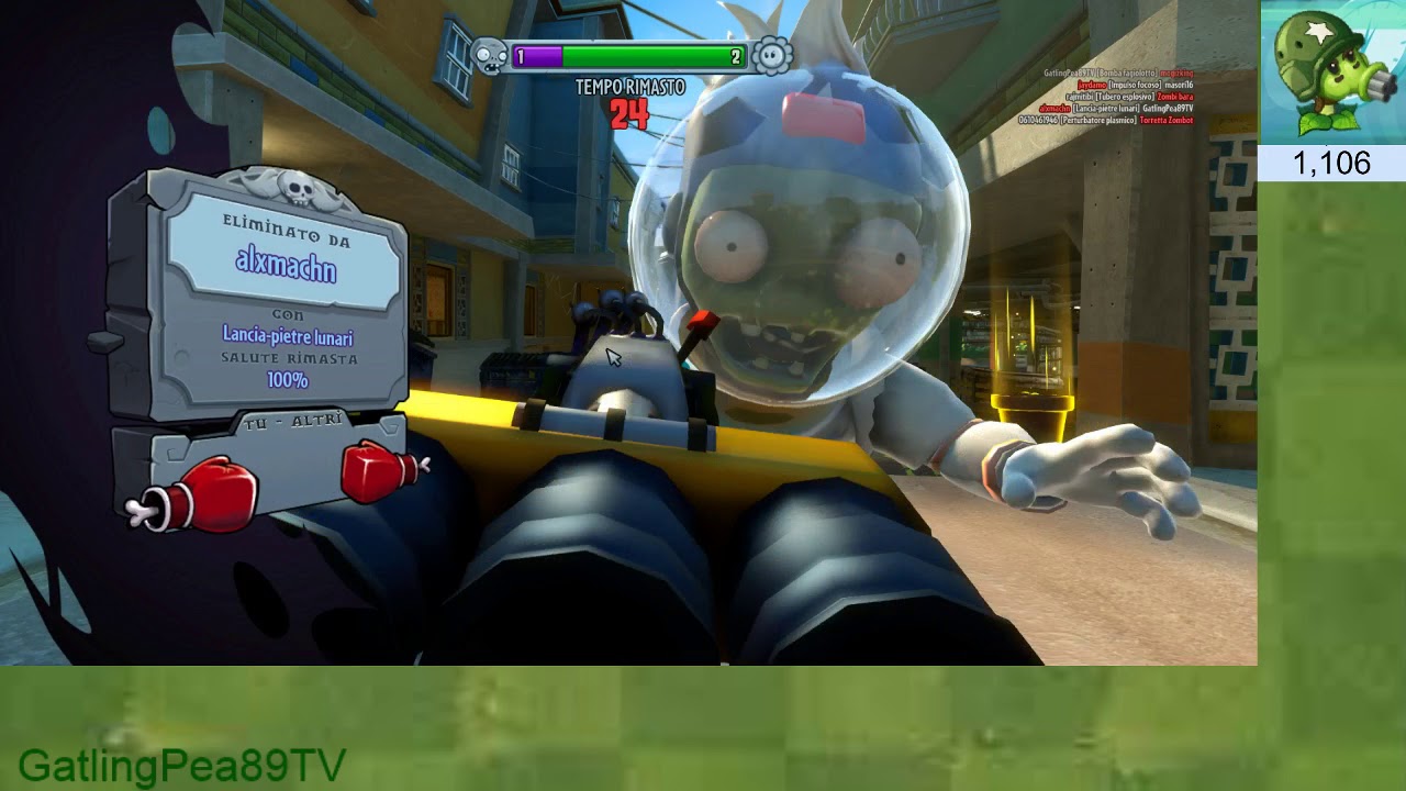 Pvz Garden Warfare|Mode Multiplayer|Garden and Graveyard|Sombrero Bean ...