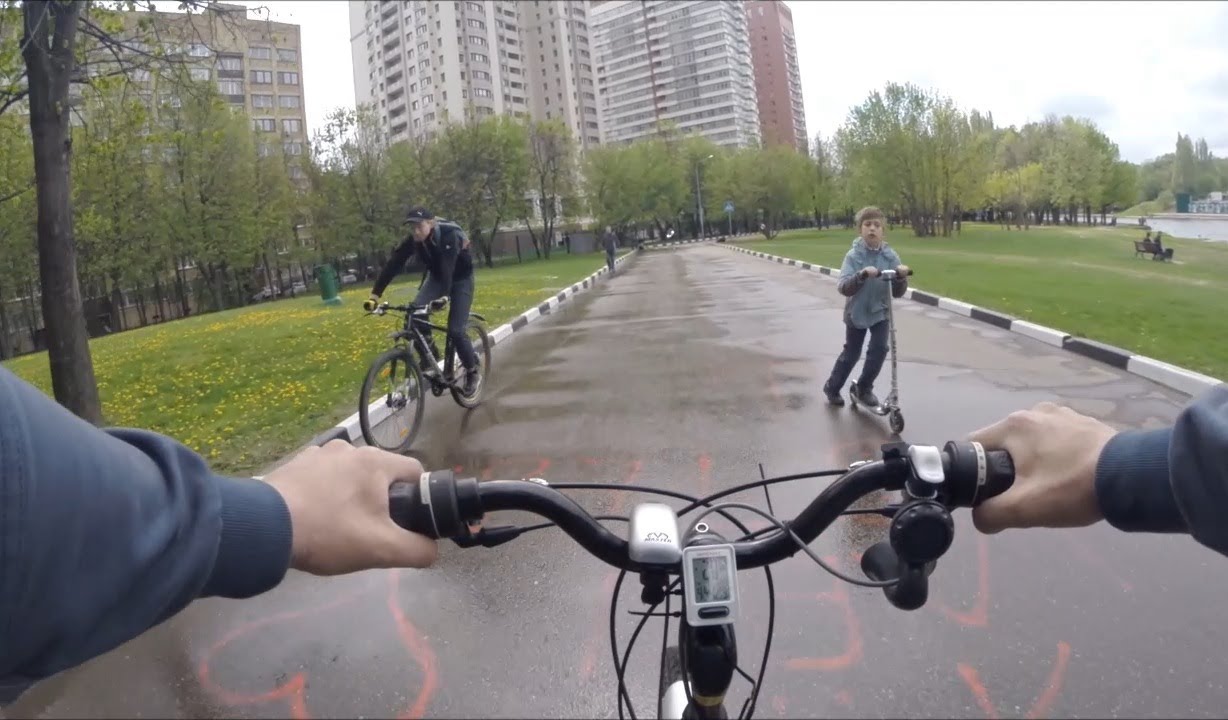 Nice bicycle ride. Приятная поездка на велосипеде. - YouTube