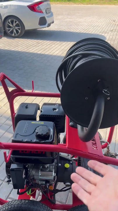 Бензиновый аппарат высокого давления с запуском стартером, катушкой и ...