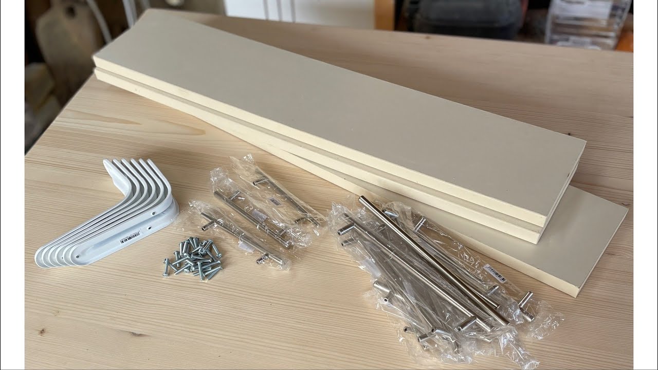 DIY Kitchen Racks/Shelves From Drawer Faces - YouTube