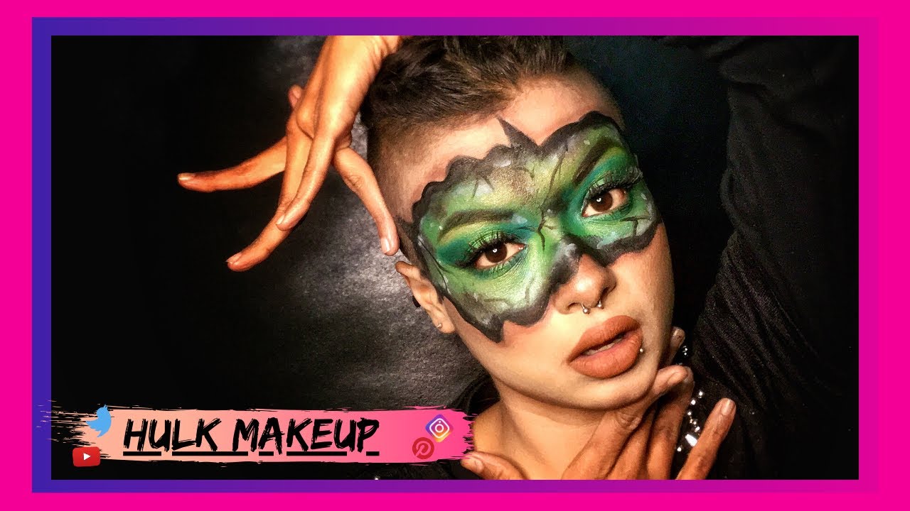 How To Create Hulk Makeup - YouTube