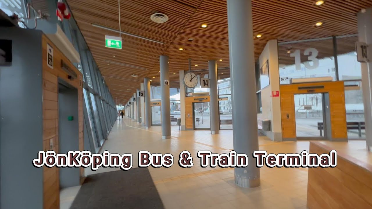 Inside Sweden's Most Modern Train Station - Jönköping 2025 Tour! # ...