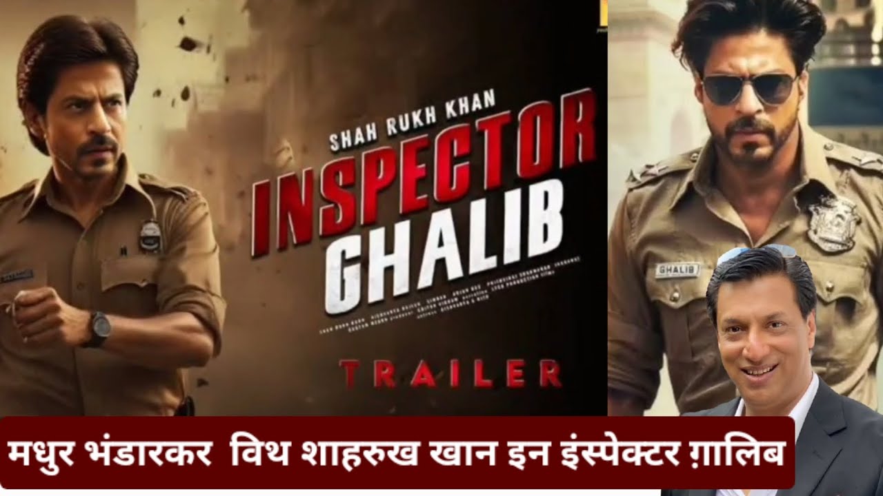 shahrukh khan's and Madhur bhandarkar's INSPECTOR GHALIB movie's ...