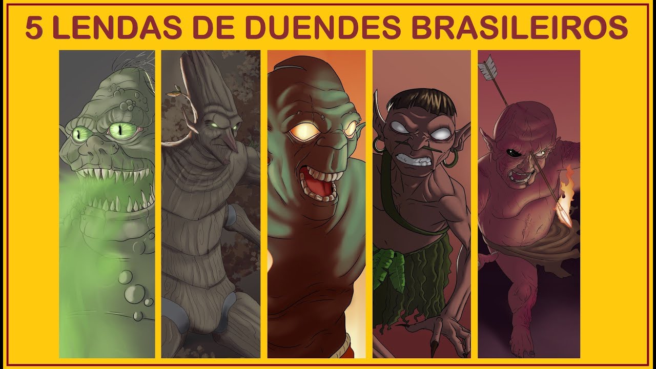 5 Lendas de Duendes Brasileiros: Cainamé, Caruara, Dué, Eberê e ...