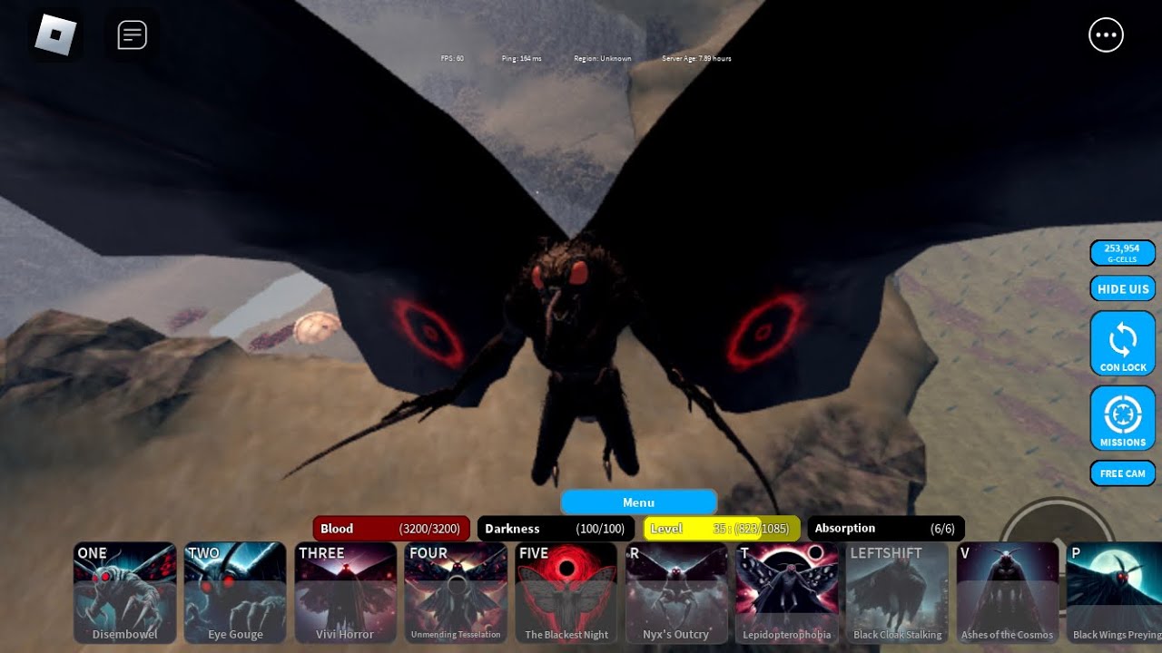 SHOWCASING ECLIPSIS MOTHMAN IN ROBLOX KAIJU UNIVERSE!!!! - YouTube