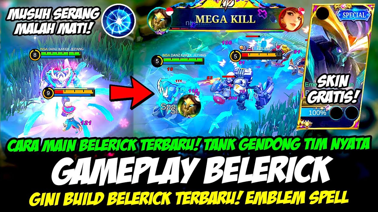 GRATIS BELERICK SKIN SPECIAL CARA MAIN BELERICK TERBARU + BUILD ...
