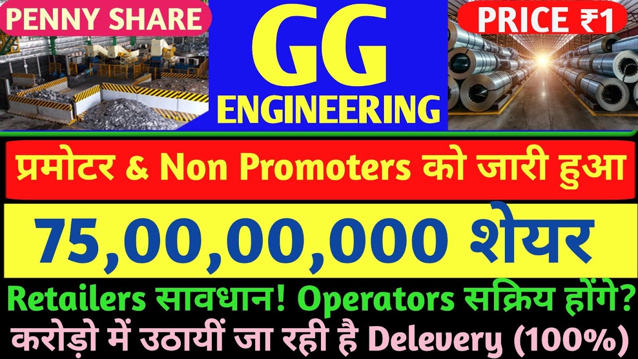 Gg engineering share latest news🤑gg engineering share news today🔥g g ...