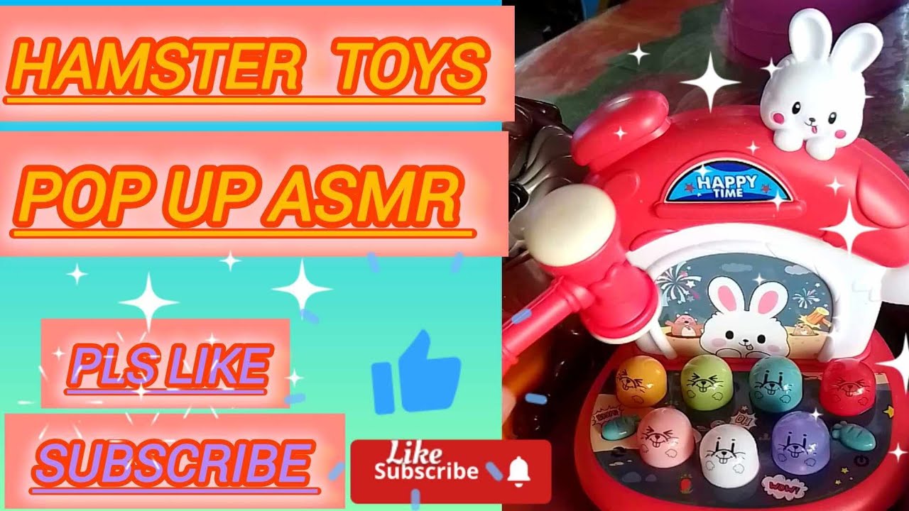 HAMSTER SOUNDS POP UP TOYS ASMR - YouTube