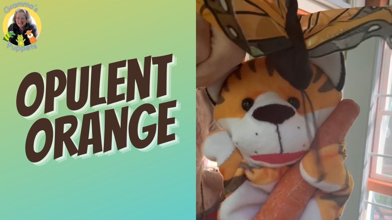Learn the colour orange 🧡 | Gramma’s Puppets - YouTube