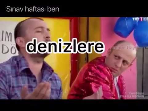 Sınav haftasında \
