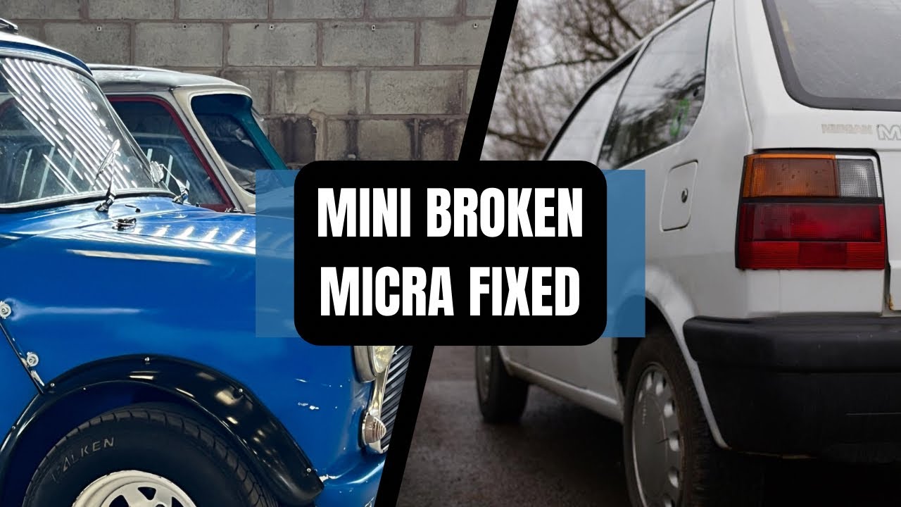 Sticking Micra Brake and Broken Mini Engine Mount - YouTube