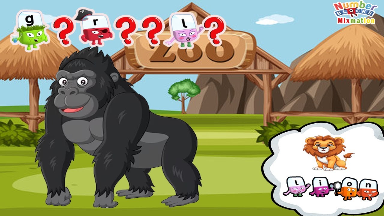 Learn to Spell Various Animals | Learn to Read | Alphablocks - YouTube