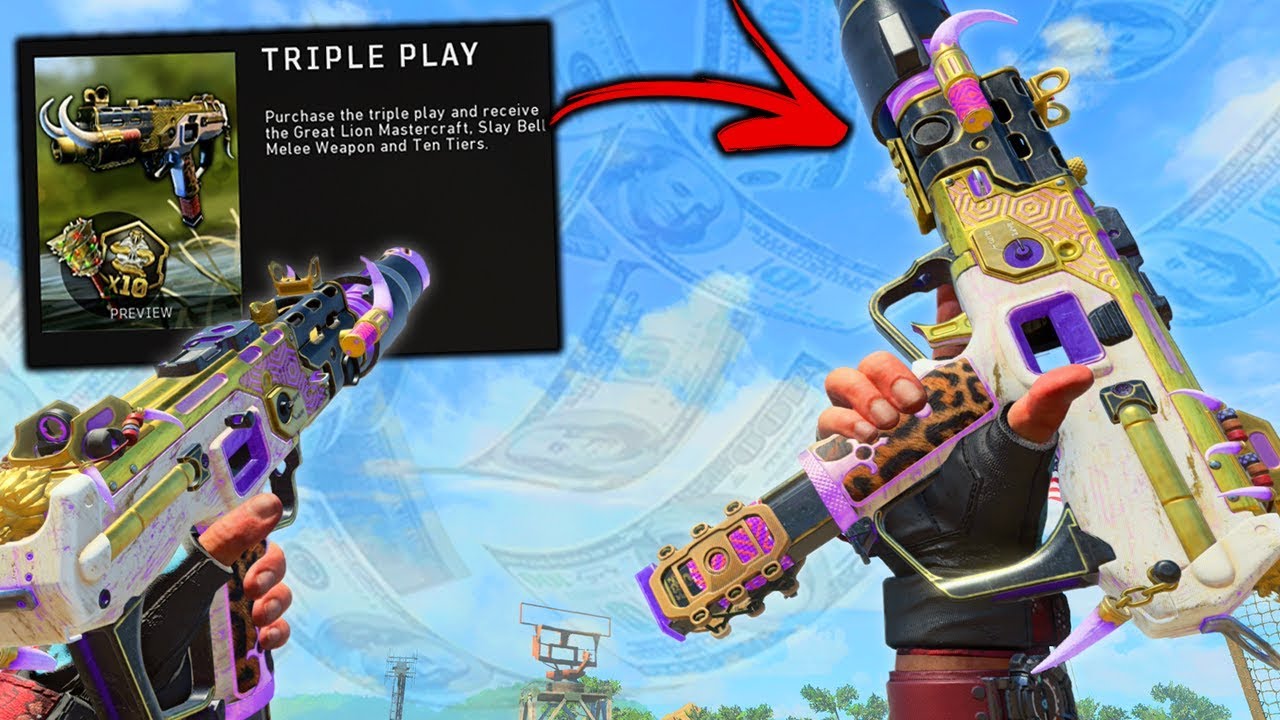 the TRIPLE PLAY IS BACK! - NEW "GREAT LION" MASTERCRAFT in Black Ops 4 ...