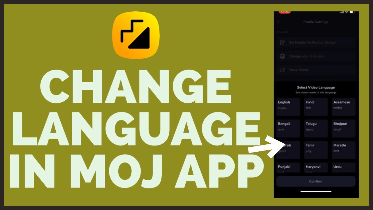 How to Change the Language in the Moj App 2023? - YouTube