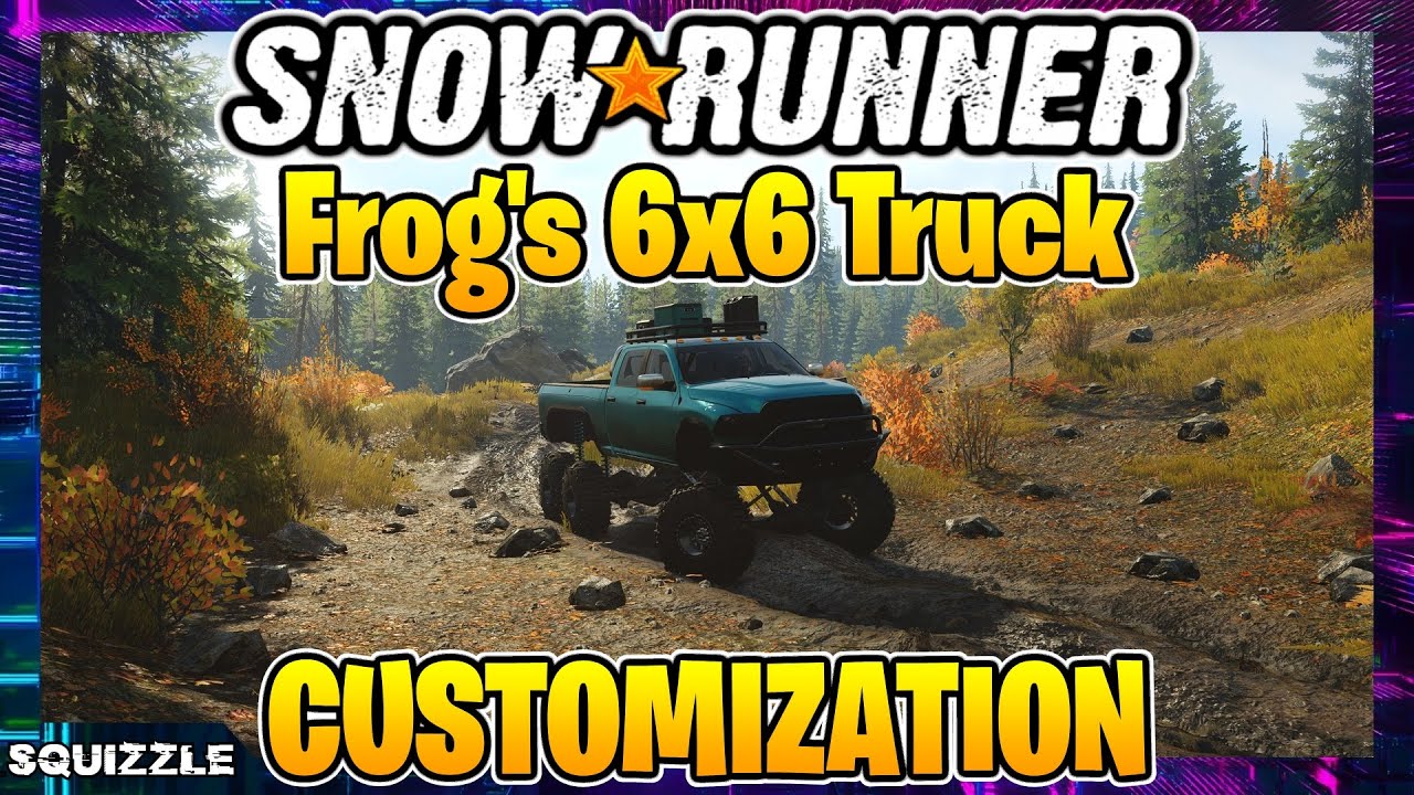 SnowRunner: Frog's 6x6 Truck (Dodge Ram) Customization + Test Drive ...