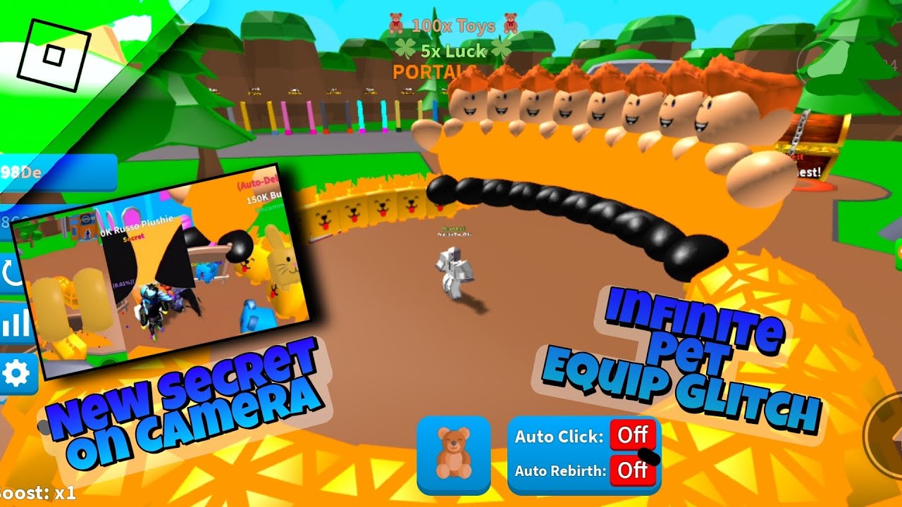 Infinite Pet Equip Glitch + 150k Egg Event In Toy Clicking Simulator ...