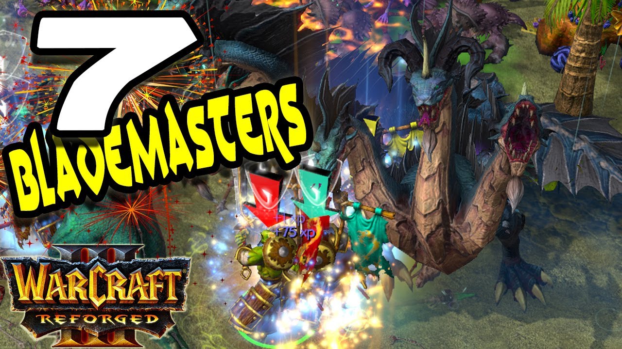Warcraft 3 | 7 Blademasters - New Shores - YouTube