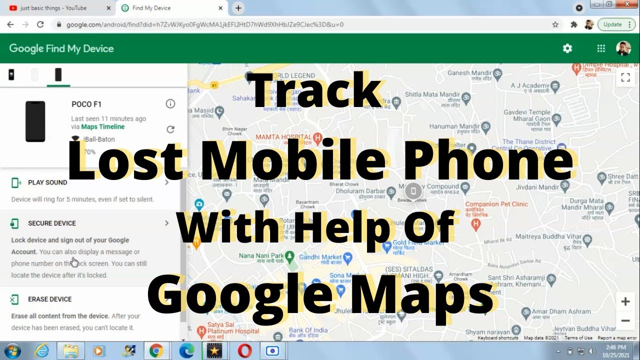 How To Track Stolen Phone Using Google (2021) - YouTube