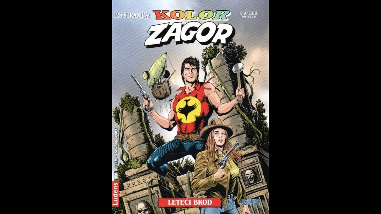 Zagor - Leteci Brod 1/3 (Strip u boji) - YouTube