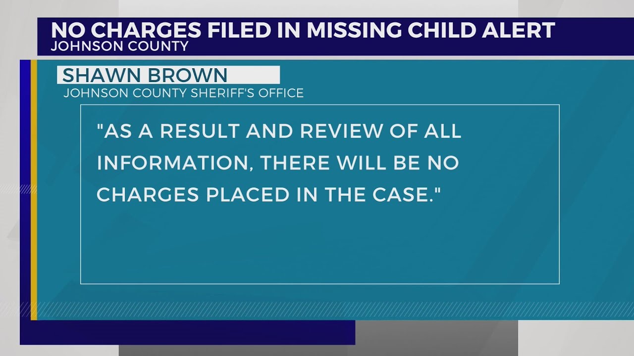 No charges placed in case of previously missing Johnson Co. boy - YouTube