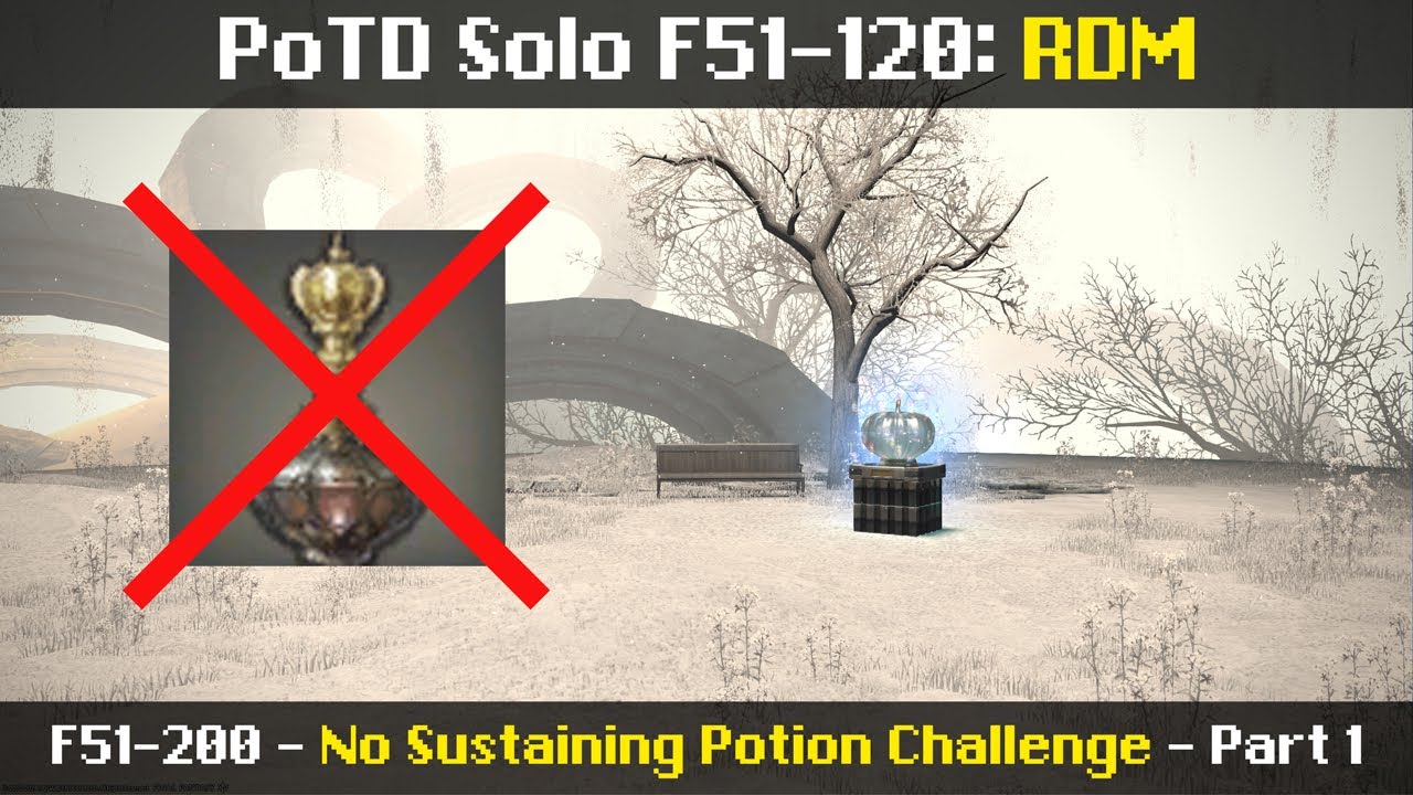 PoTD RDM - No Sustaining Potion Challenge - F51-120 (12/11/23 | 6.51) - YouTube