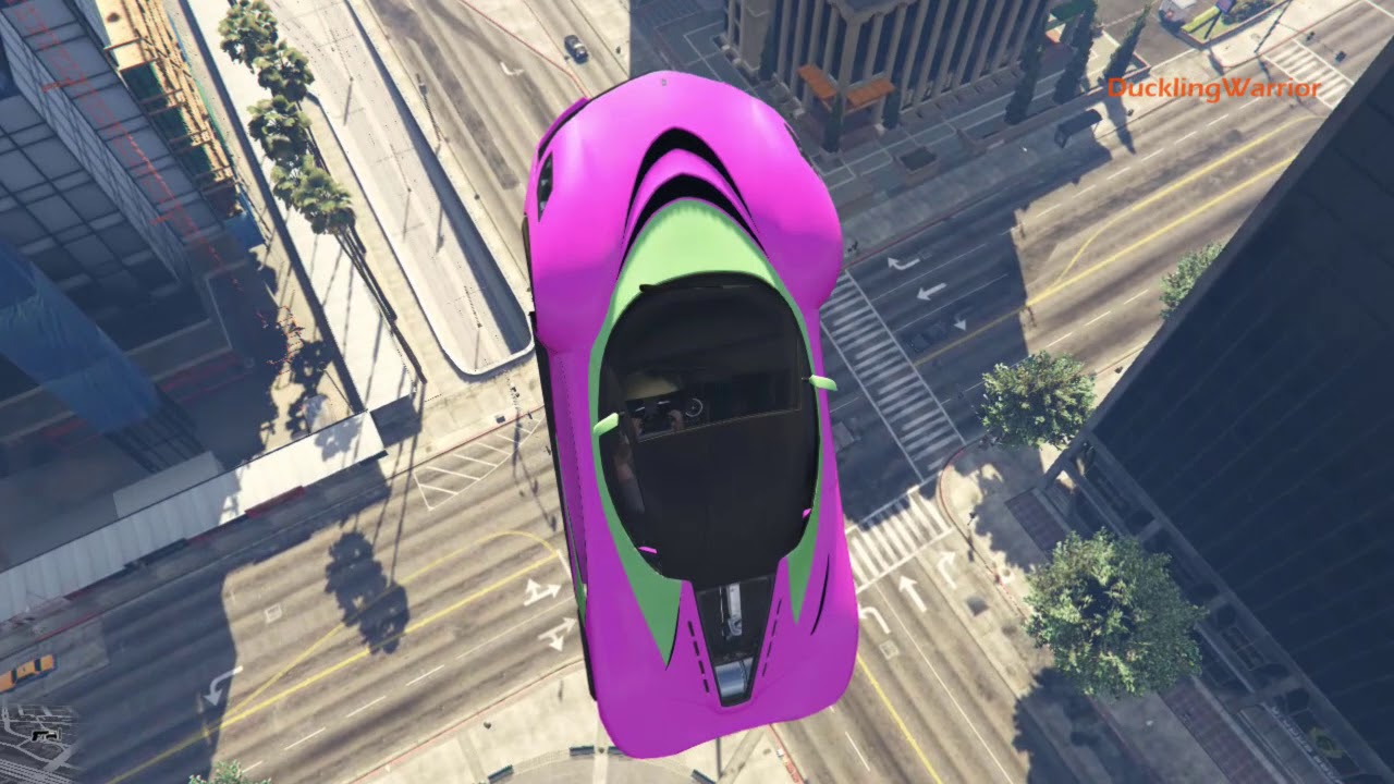 GTA 5 Cars falling off from the highest building in the game ! - YouTube