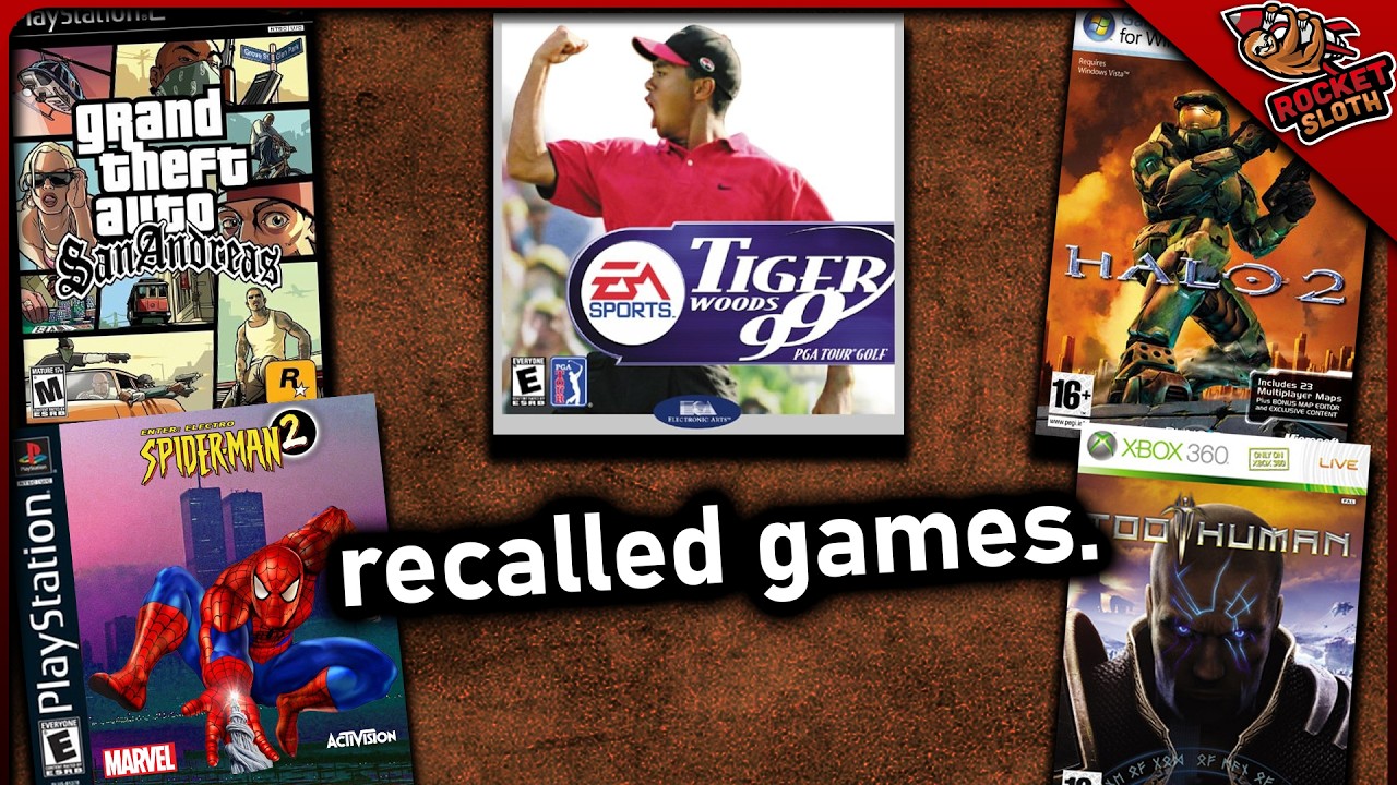 games recalled for crazy reasons... - YouTube