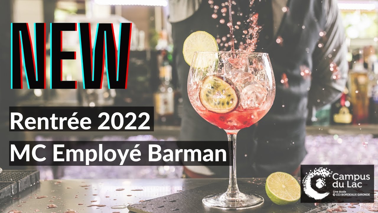 New ! Mention Complémentaire Employé Barman - YouTube