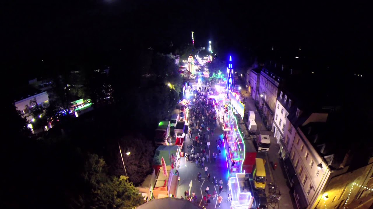 Oxford St Giles Fair From The Air (2014) - YouTube