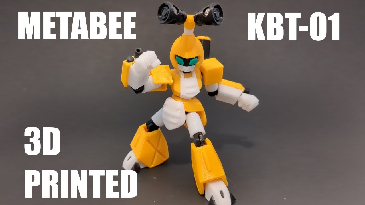 3d Printed Metabee - YouTube