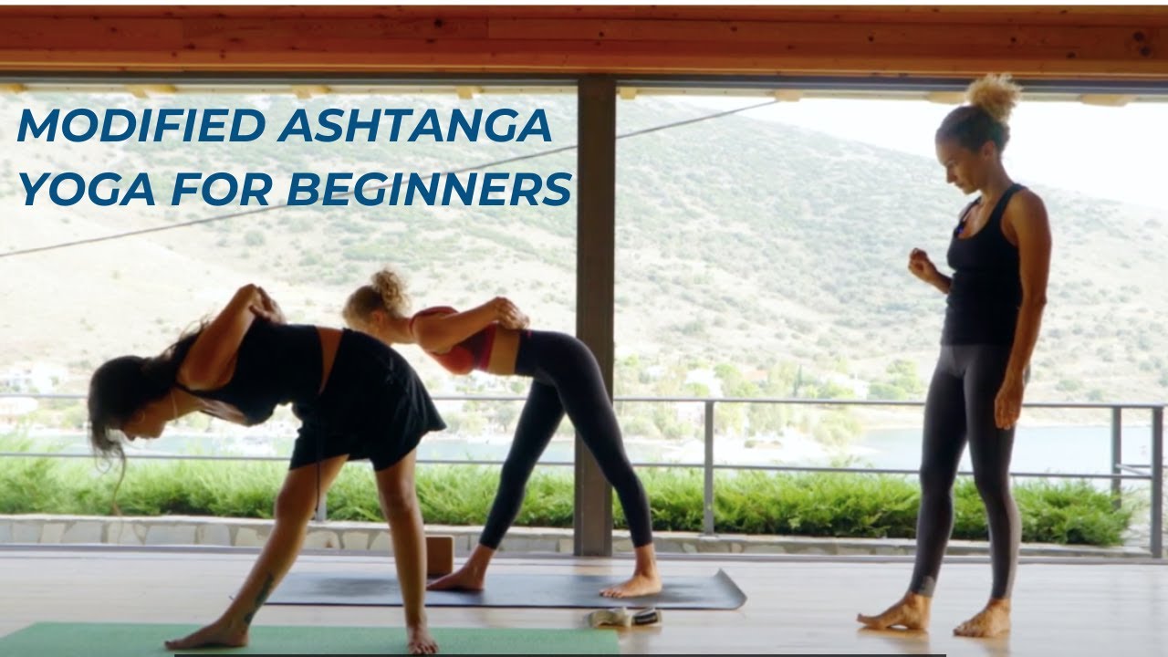 Ashtanga Yoga Modified | Accessible class for beginners to Ashtanga | Alpha Yoga School - YouTube