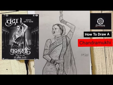 How To Draw A Chandramukhi || Pencil Sketch Tutorial || Step By Step ...
