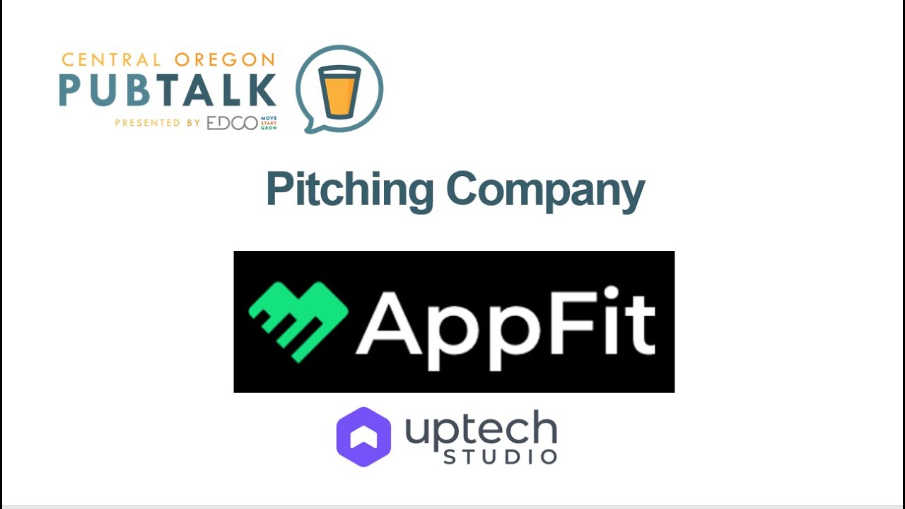 January 2023 Central Oregon PubTalk Company Pitch: AppFit by Uptech Studio - YouTube