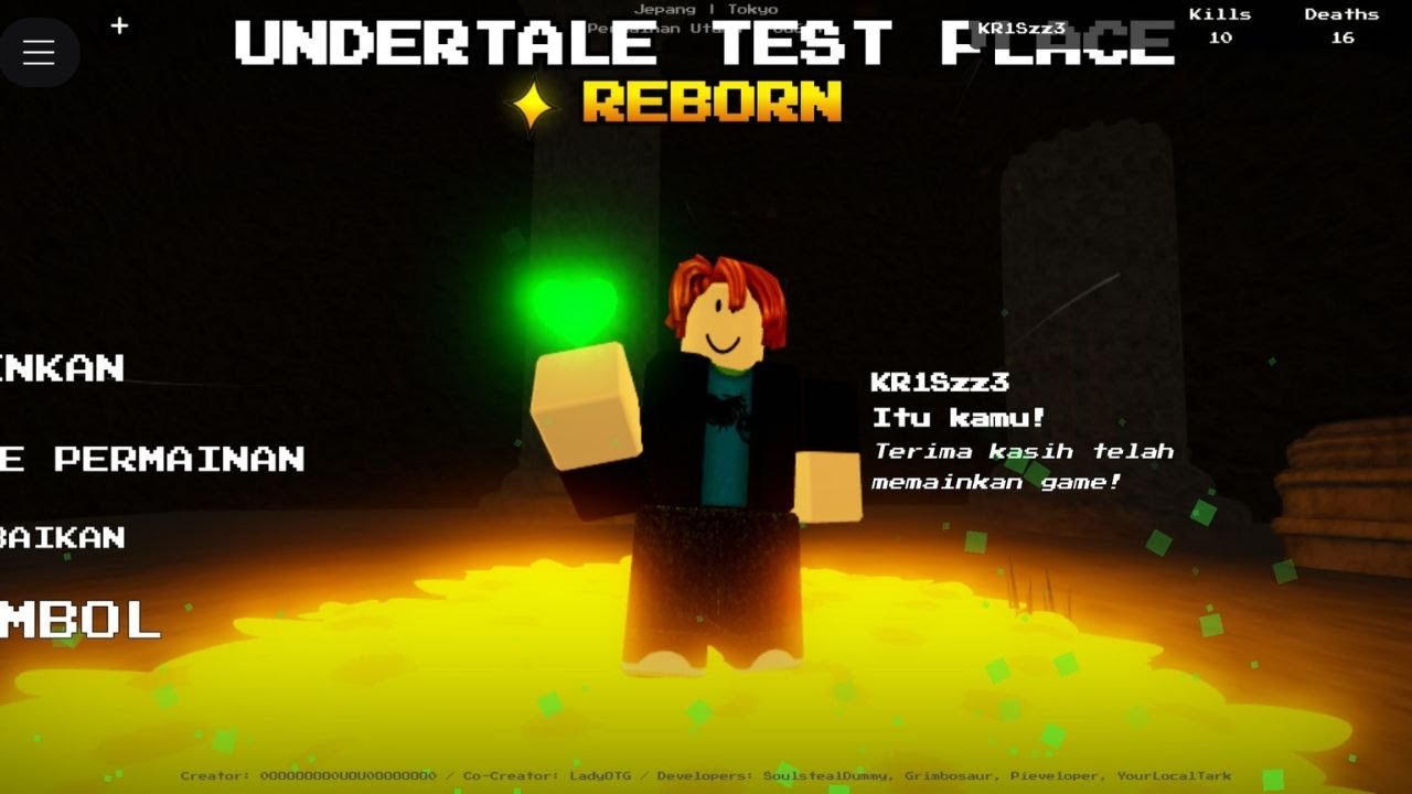 Mencoba Game ini | Undertale Test Place Reborn [ Roblox ] - YouTube