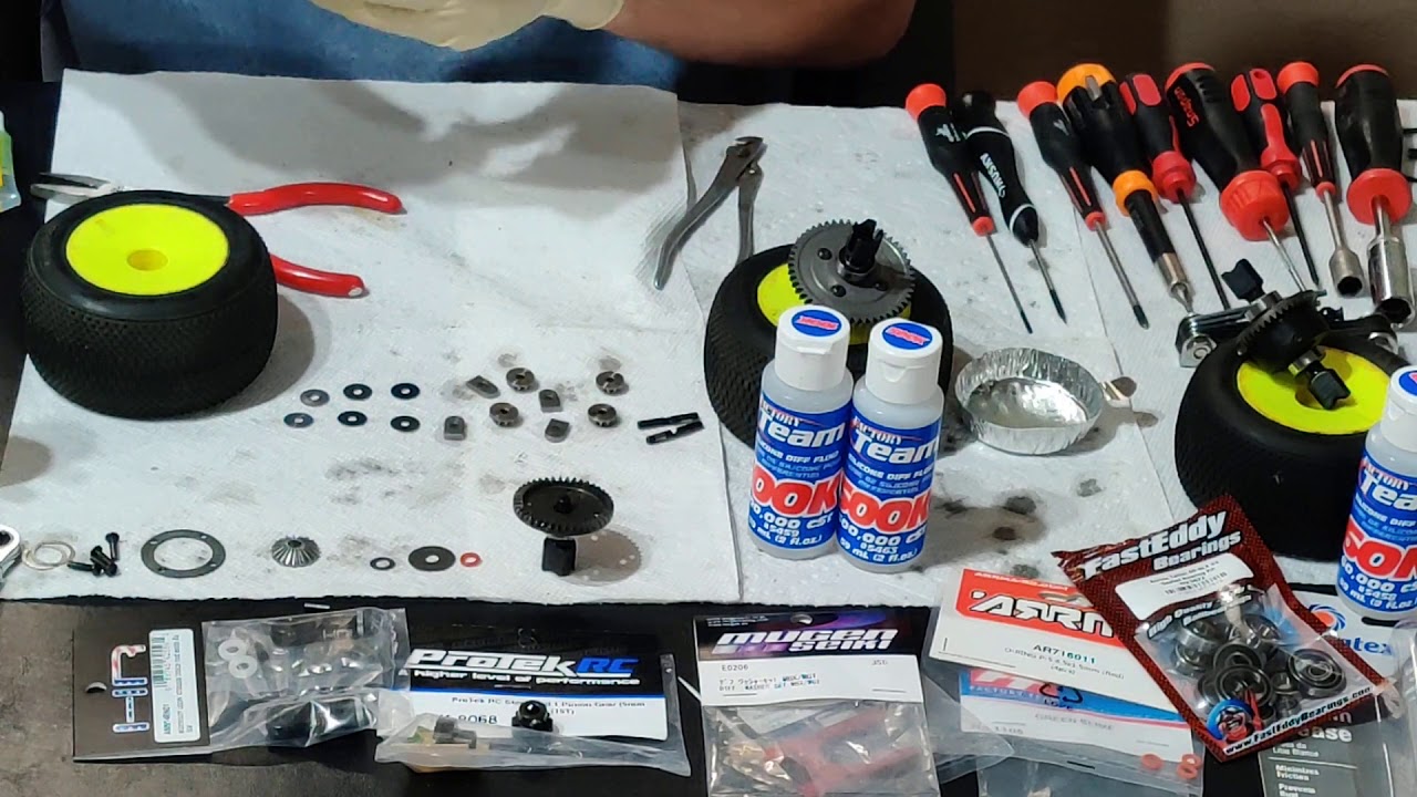 Arrma Talion v4 6s Diff shimming assembly - YouTube