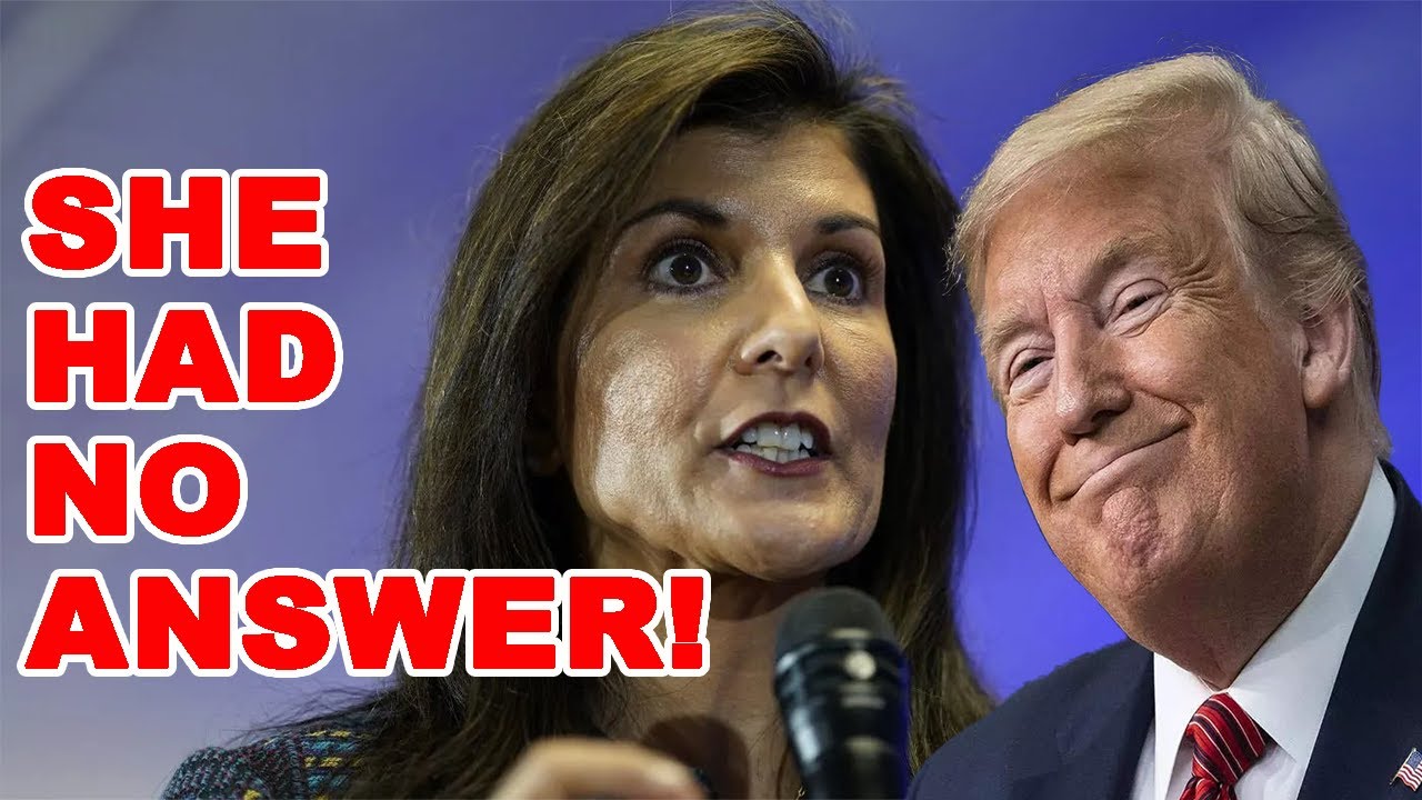 Nikki Haley STUNNED after reporter's SHOCKING question! - YouTube