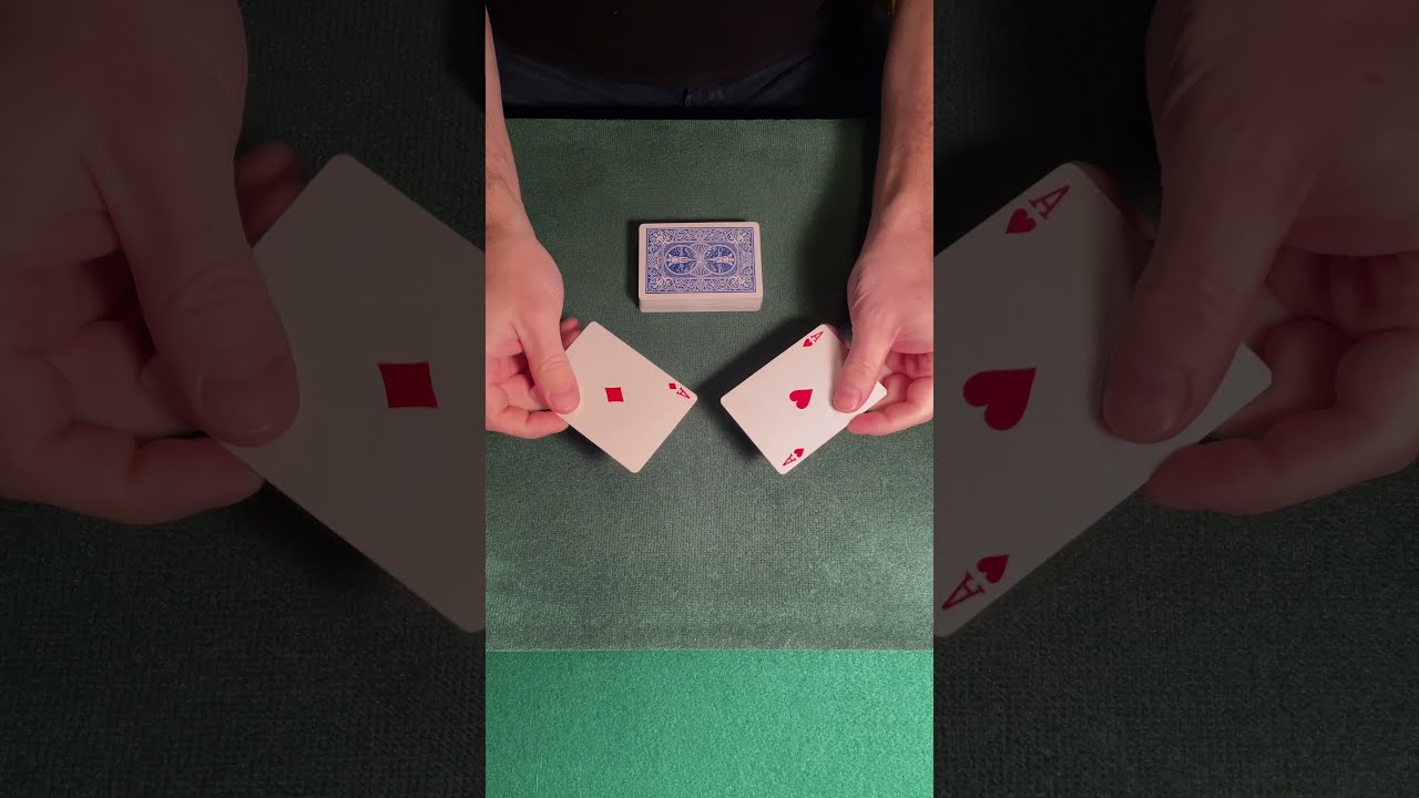 Cheating at Cards: How to Deal Yourself Any Cards You Want. #shorts ...