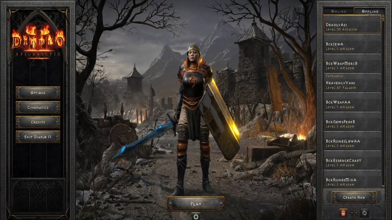 #6 Lightning and Fire Trapsin Build, Diablo 2 Resurrected, Leveling up ...