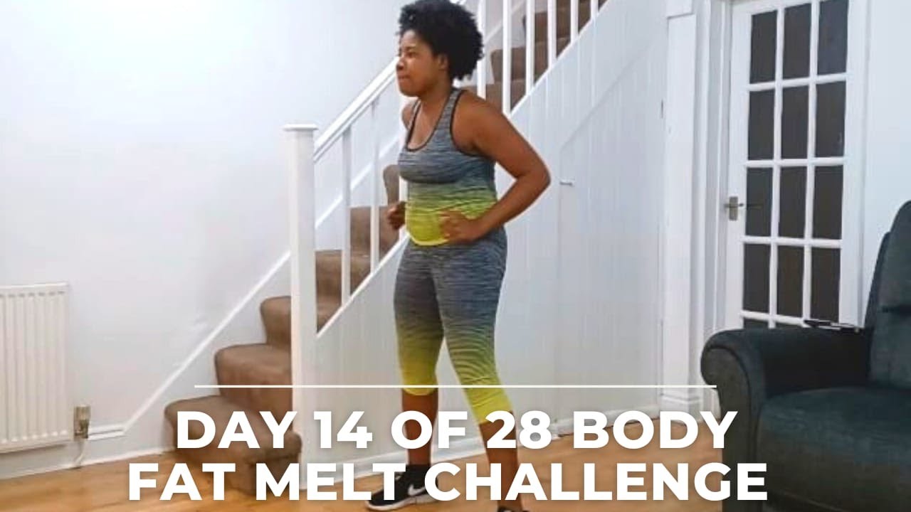 Easy Exercises To Melt Body Fat Challenge! Day 14 of 28 #sarah'sfitmoms ...