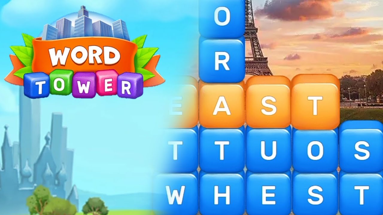 Word Tower - Free Offline Word Game | Z-Media @kidsgames2000 - YouTube