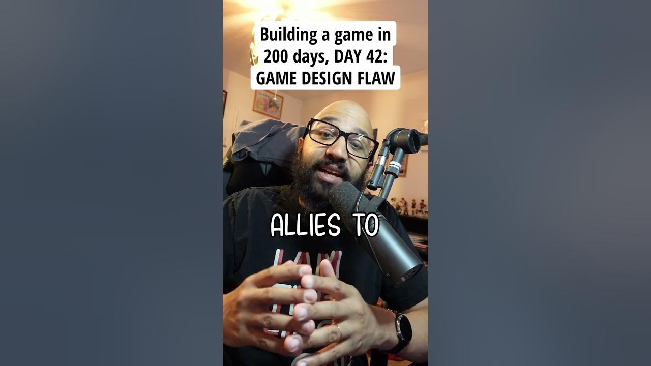 DAY 42: GAME DESIGN FLAW - 200 days to build an indie video game #devlog #gamedesign #indiedev ...