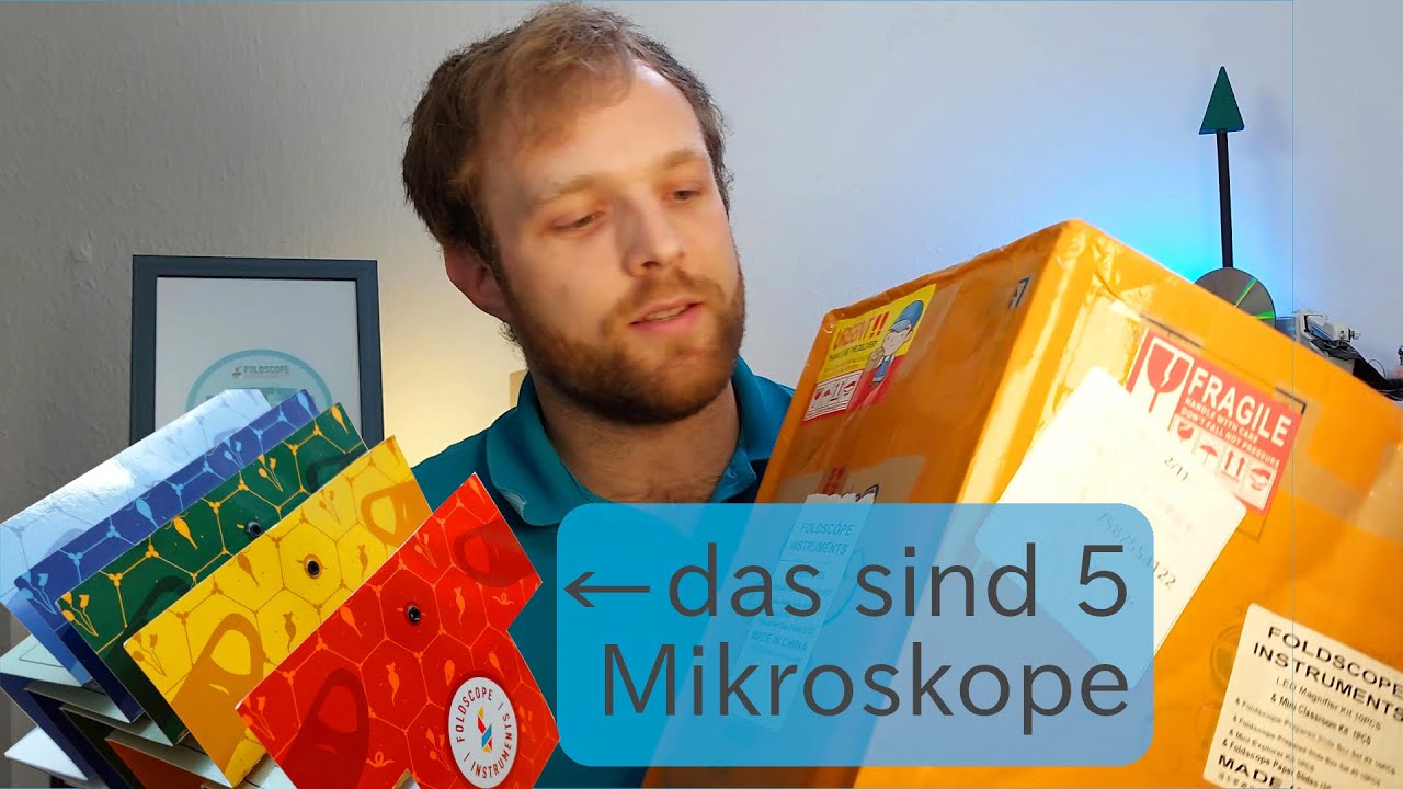 Unboxing Foldscope MINI: Mikroskop noch einfacher zu nutzen - YouTube