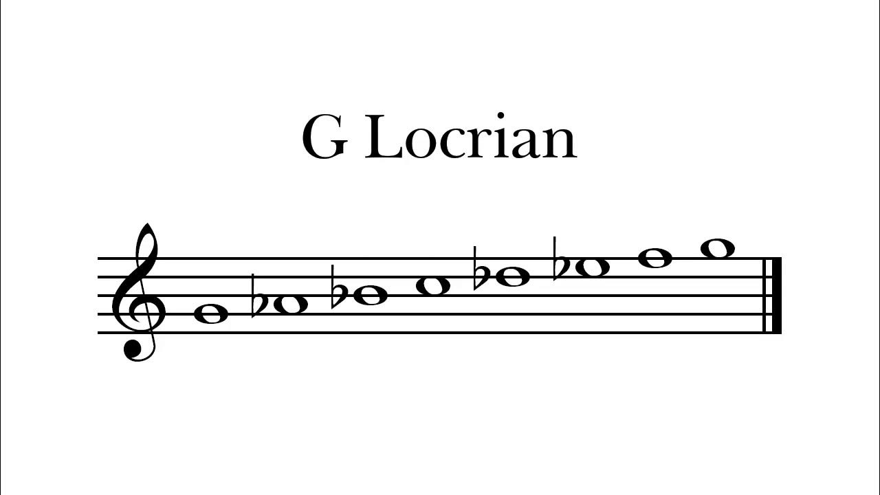 G Locrian Mode - YouTube